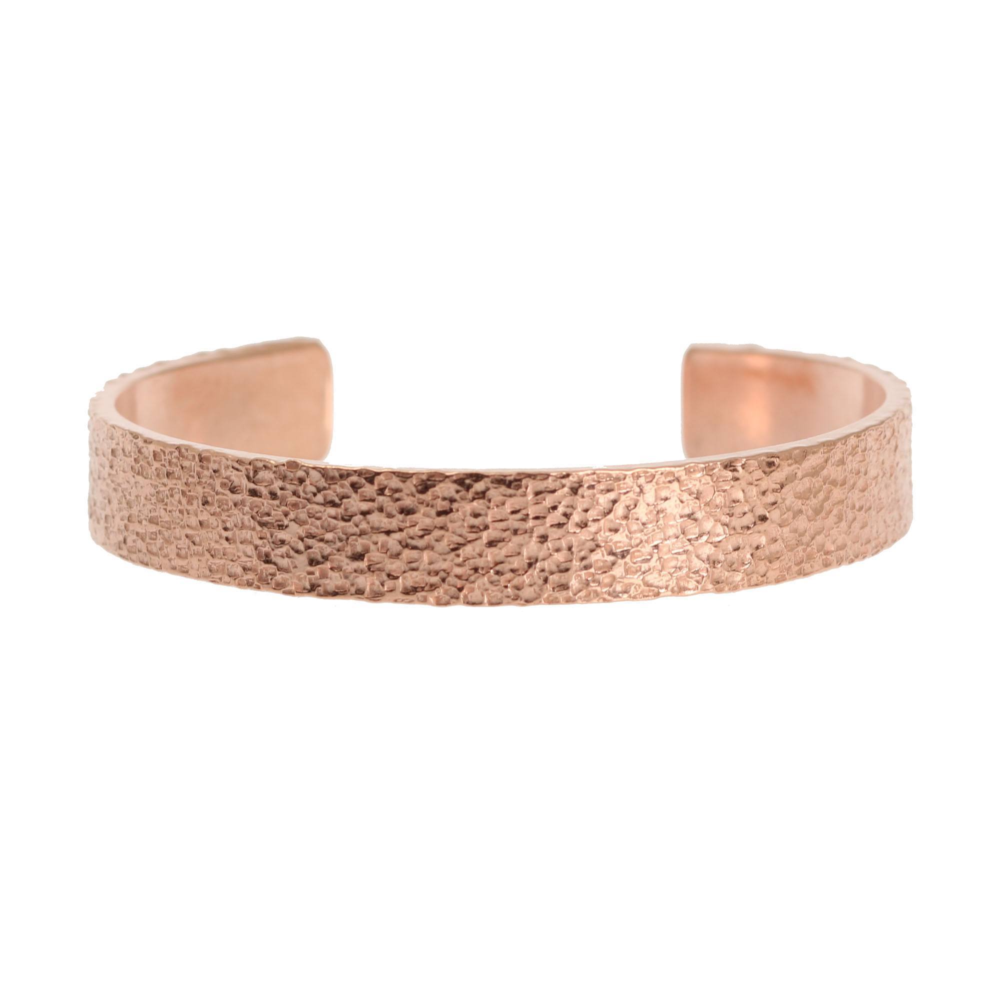 BUY 10mm Wide Texturized Copper Cuff Bracelet | Solid Copper Cuff