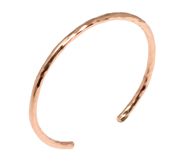 BUY 3mm Wide Hammered Solid Copper Cuff Bracelet